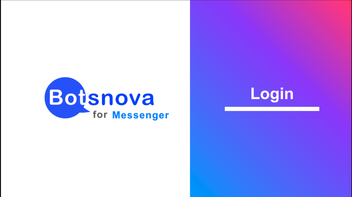 Botsnova for Messenger User On boarding - Botsnova
